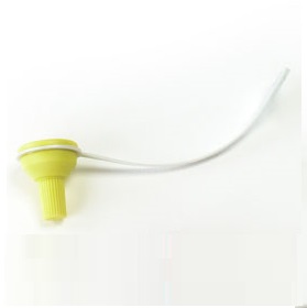 Dispensette Organic Screw Cap with Fastener, Yellow, 25-100mL ...