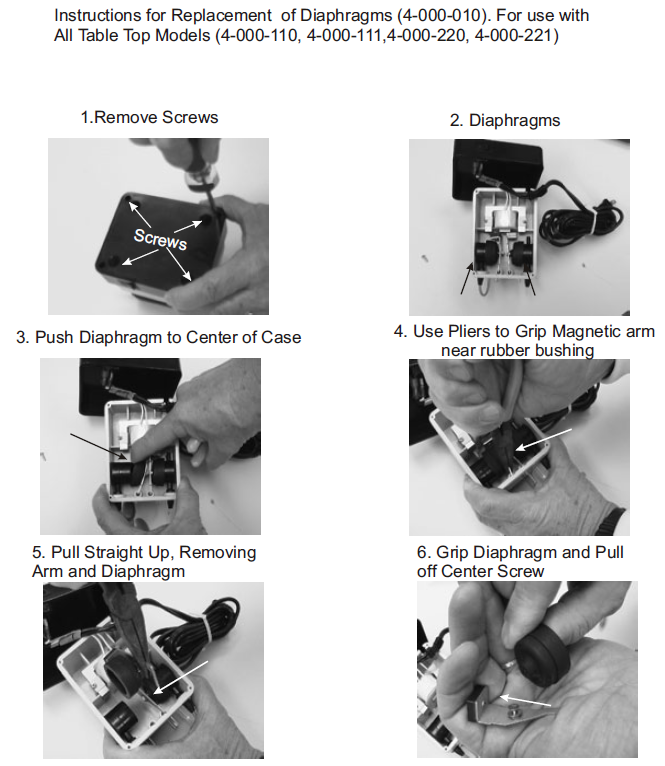 How To Remove A Diaphragm