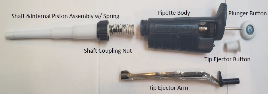 Gilson Pipetman Push Rod Ejector Assembly Replacement