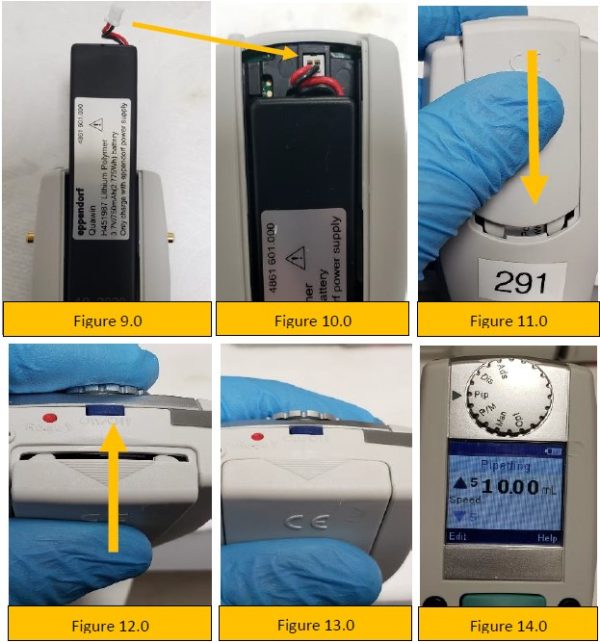 Eppendorf Xplorer Battery Replacement Instructions